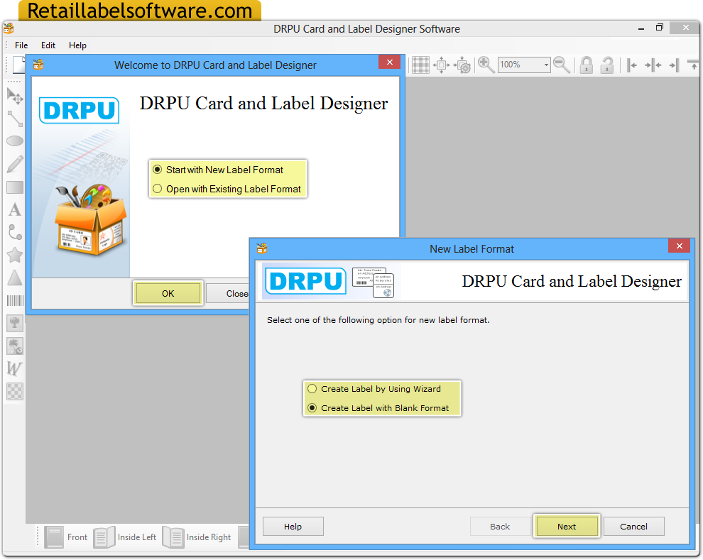 View Card and label maker software screenshots - RetailLabelSoftware