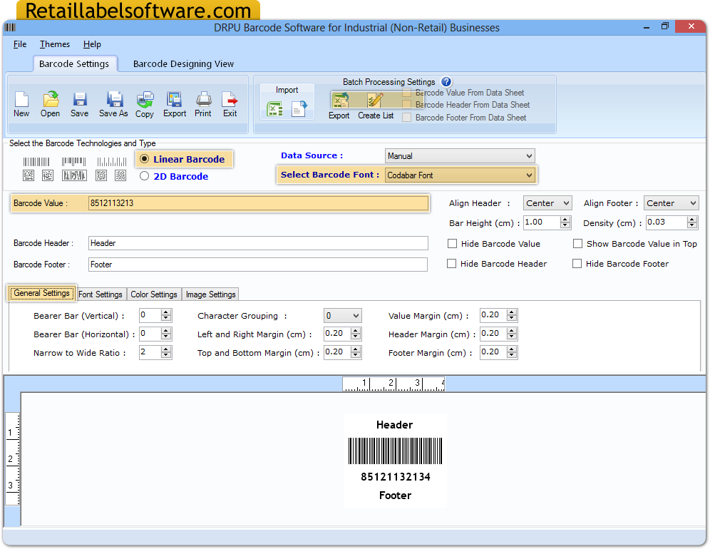 Warehouse Industry Barcode Label Maker Software - RetailLabelSoftware